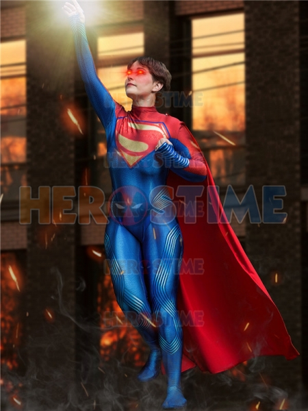 Newest Supergirl Suit The Flash Movie Supergirl Cosplay Costume